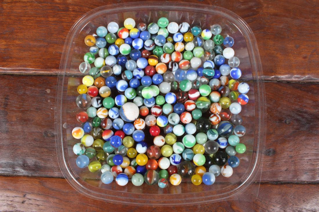 Lot of Vintage Shooting Marbles