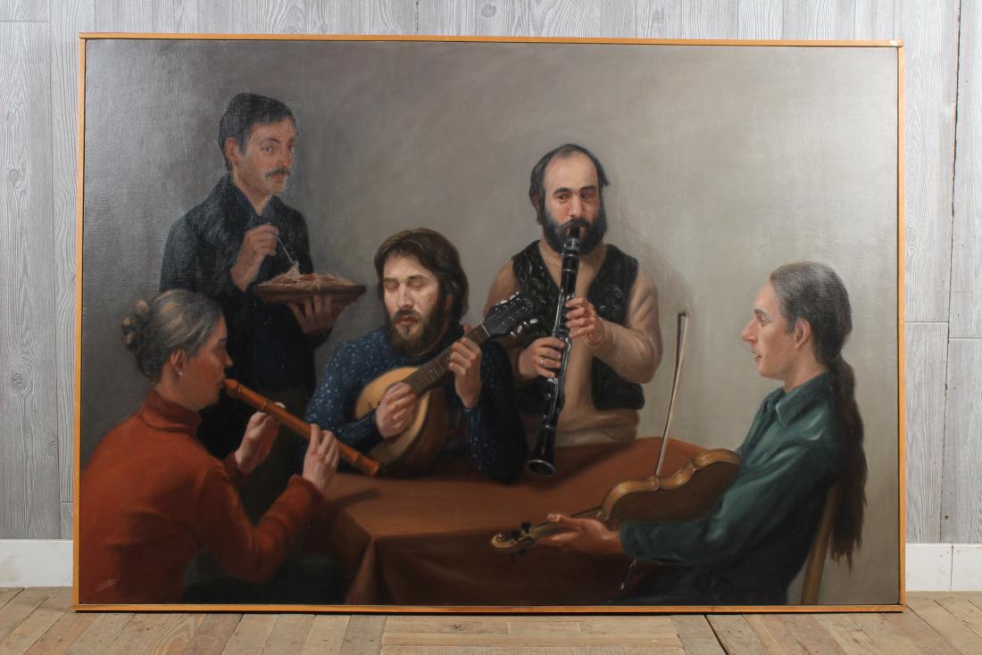 Stuart Shils (pennsylvania, B.1954) Genre Painting