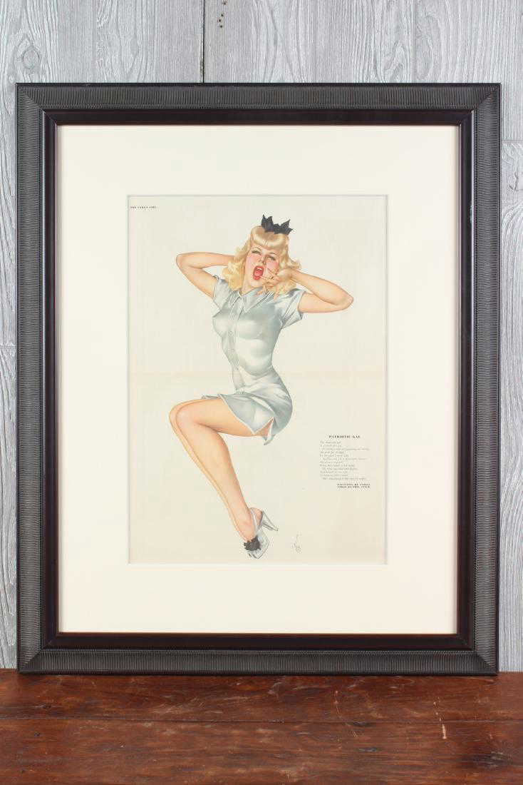 Esquire Varga Girl Pin Up Patriotic Gal