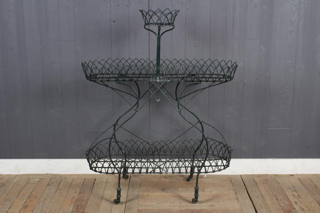 Victorian 3 Tiered Wire Work Garden Planter