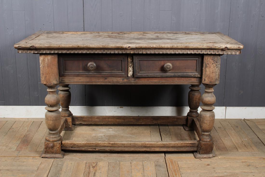 Continental Antique Tavern Table