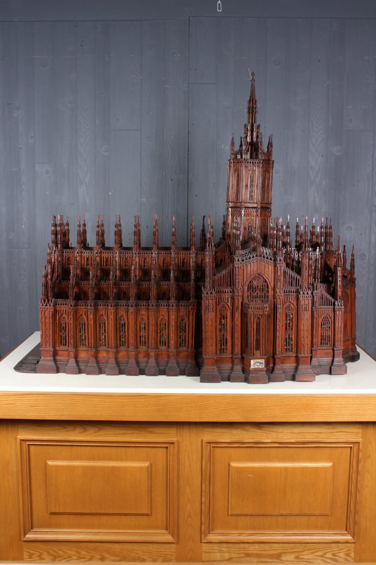 Intricate Gothic Cathedral Scale Model - May 08, 2019 | Ashcroft and ...