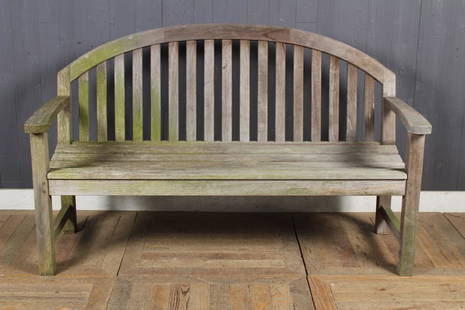Teak Bench Labeled Smith And Hawken