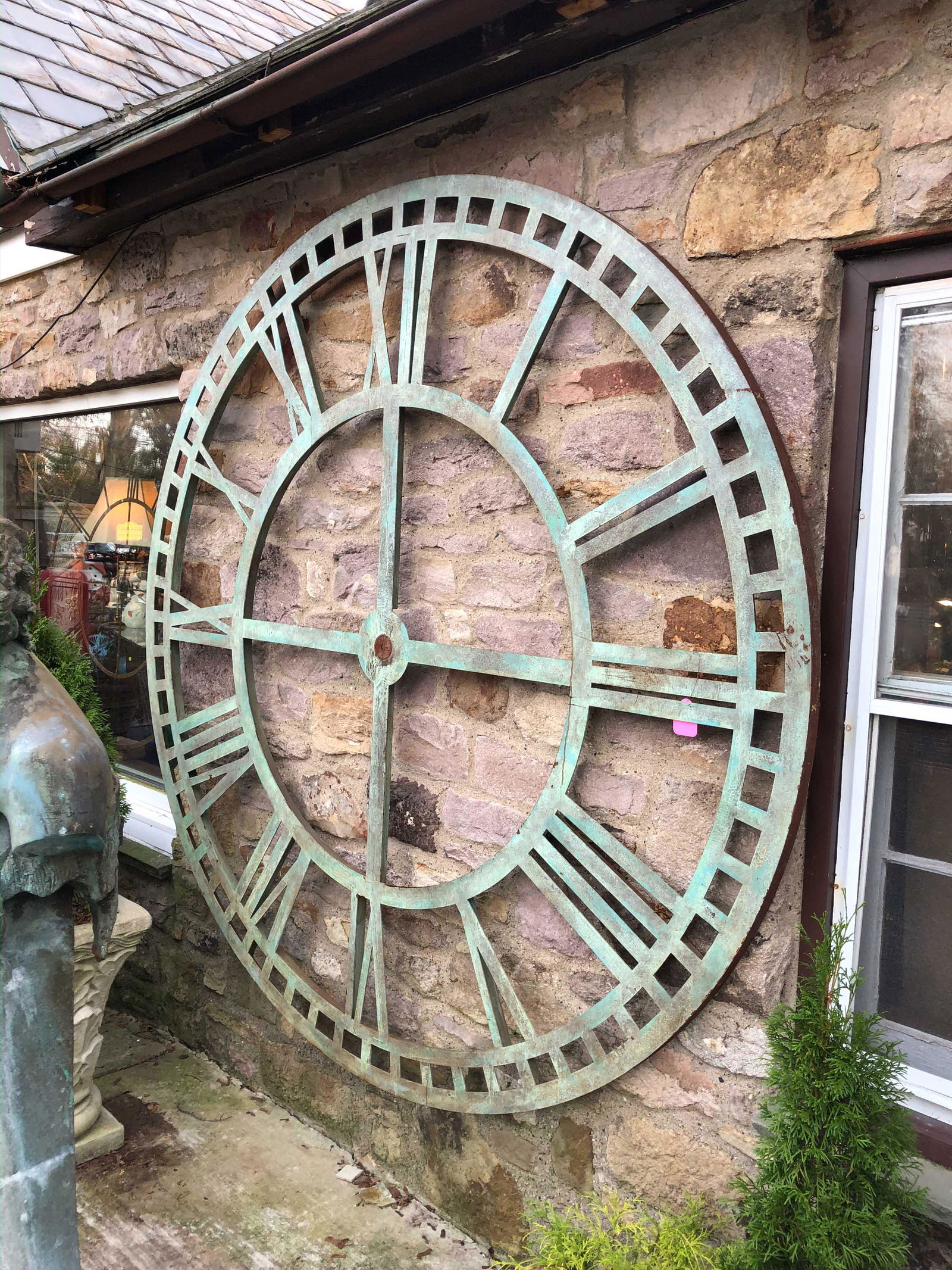 Large Painted Metal Skeleton Clock Face - Dec 13, 2019 | Ashcroft and ...