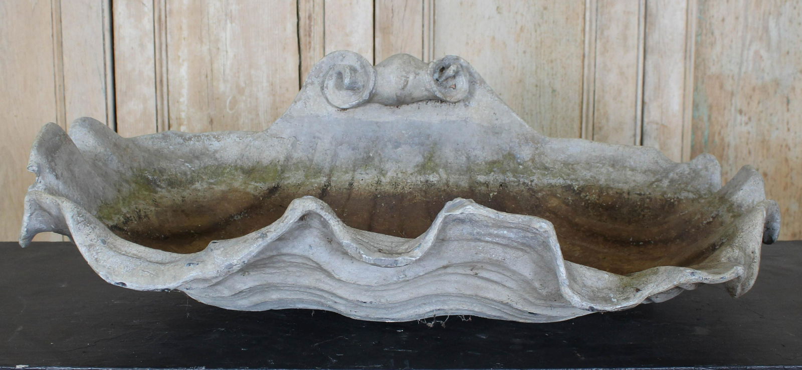 Lead Shell Fountain Basin