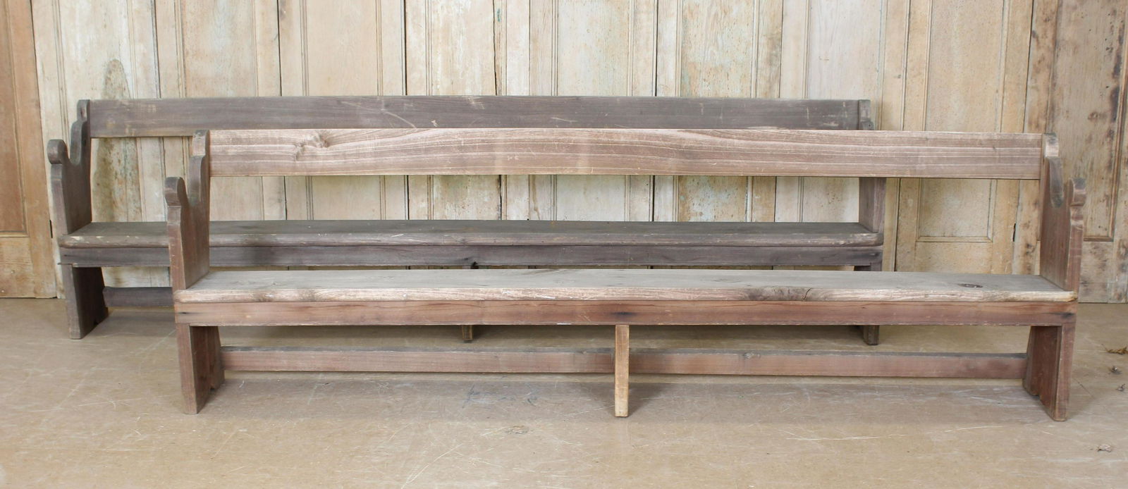 Pair Antique 19th C Quaker Meetinghouse Benches - May 19, 2020 ...