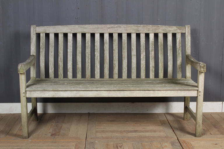 Teak Bench Labeled Smith And Hawken