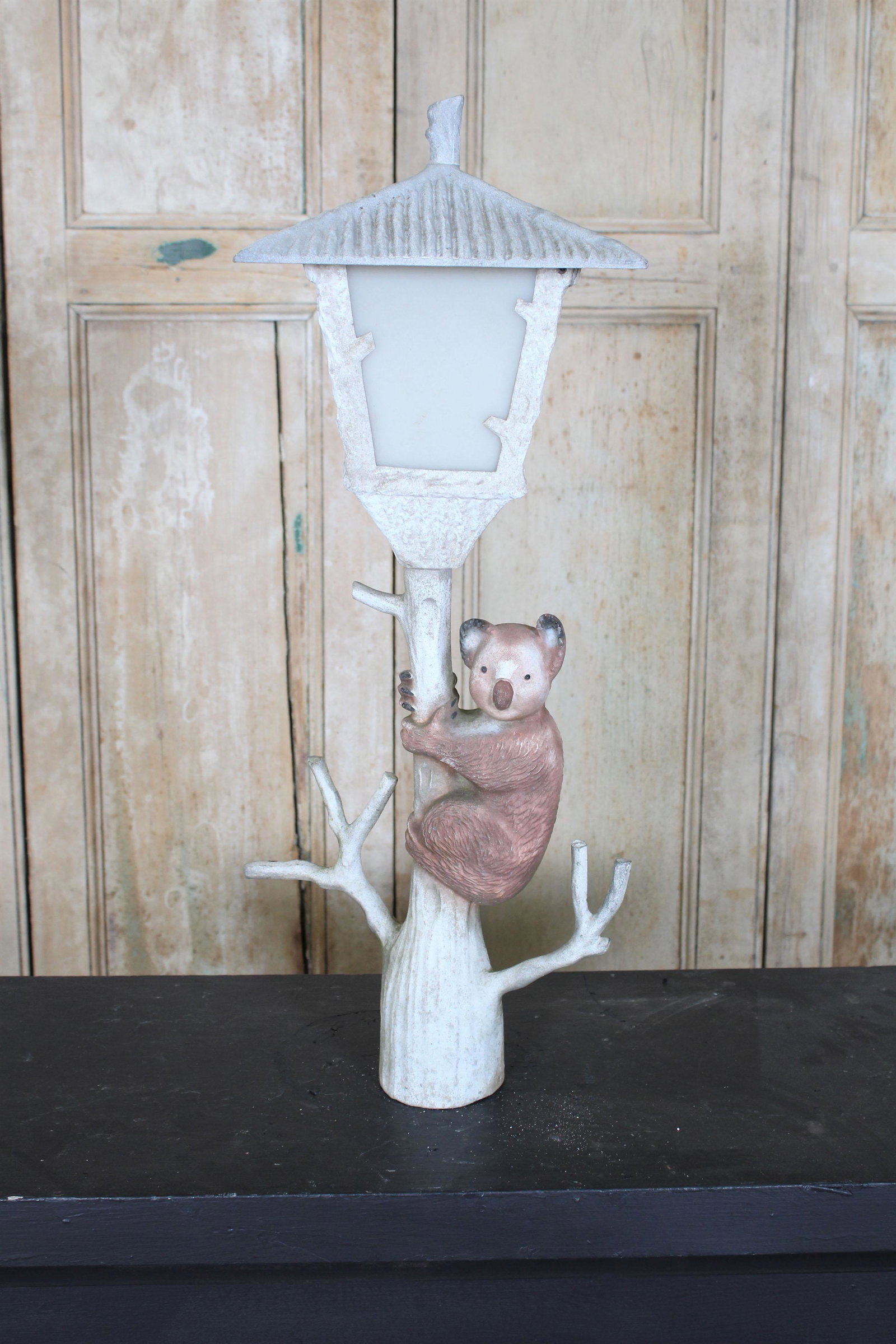 Figural Koala Lamp Post Lantern - May 28, 2020 | Ashcroft and Moore in PA