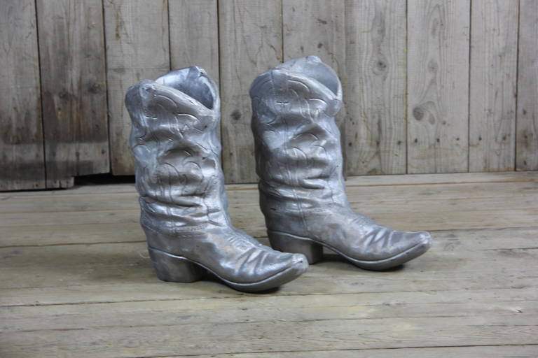 Metal Cowboy Boots