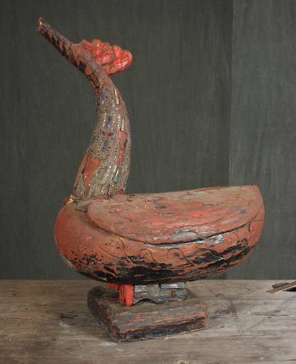 Burmese Figural Carved Wood Hamsa or Hintha (#0202) on Jun 28, 2022 ...