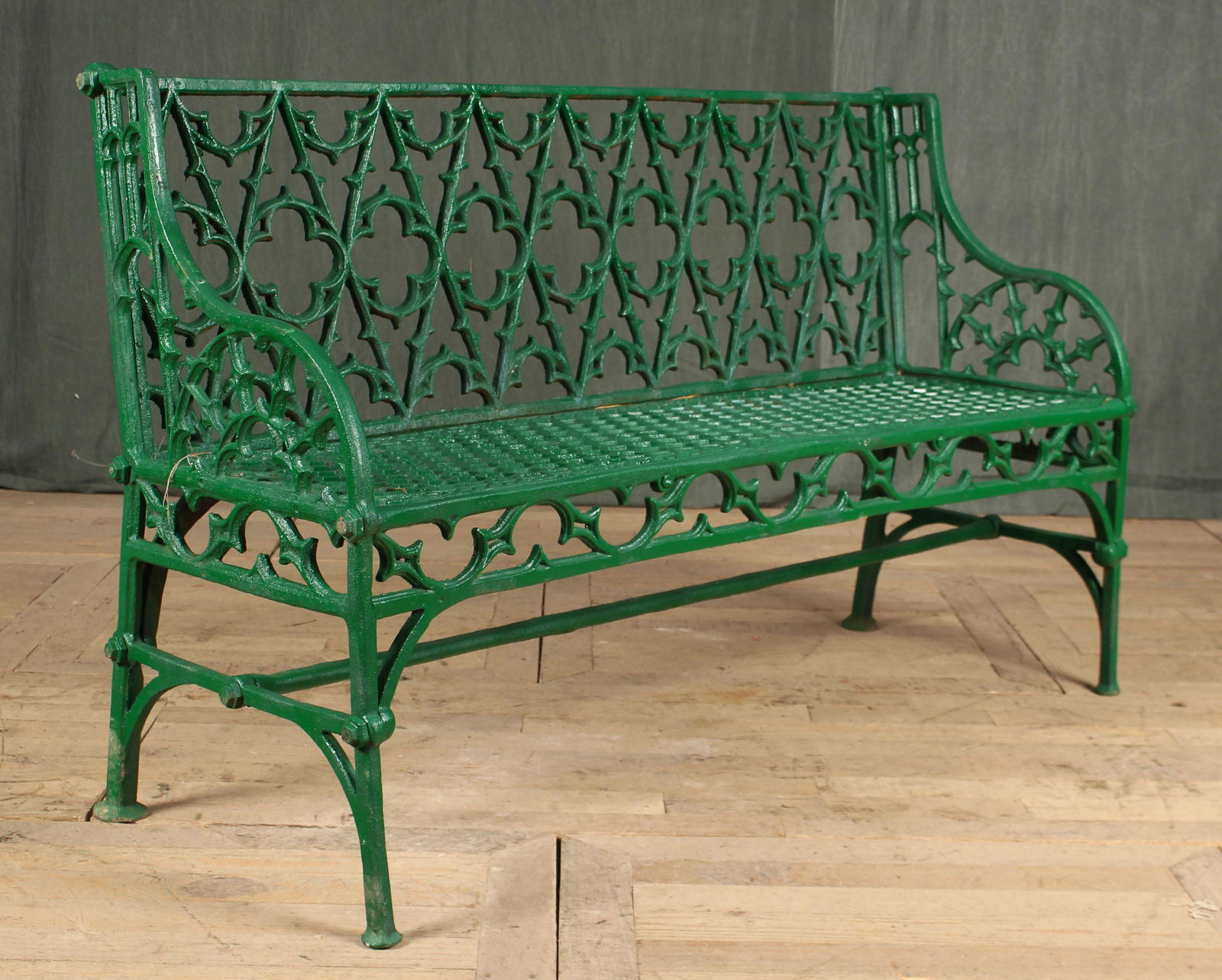 Gothic Style Cast Iron Garden Bench - Sep 15, 2022 | Ashcroft and Moore ...