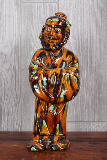 Glazed Japanese Hirasa Ware Deity (#0244) on Feb 21, 2023 | Ashcroft ...