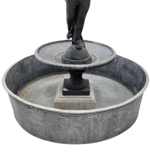 English Lead Garden Fountain Basin (pool Only)
