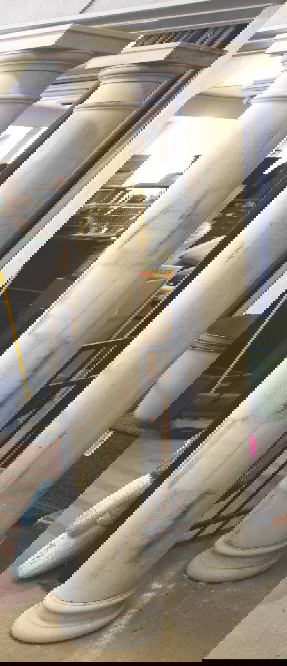 Pair Haddonstone Architectural Tuscan Columns Auction