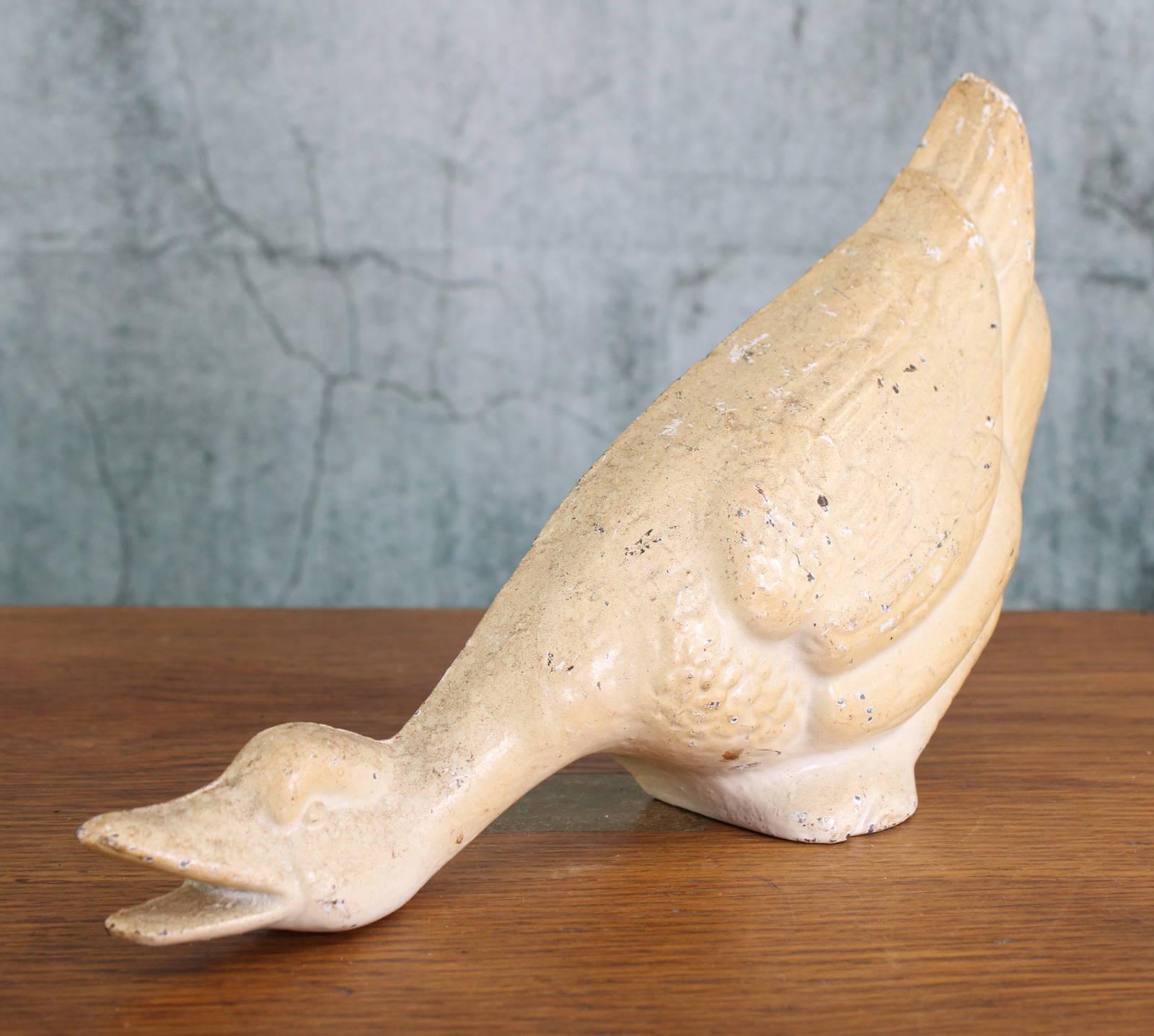 Cast Iron Goose Doorstop Auction