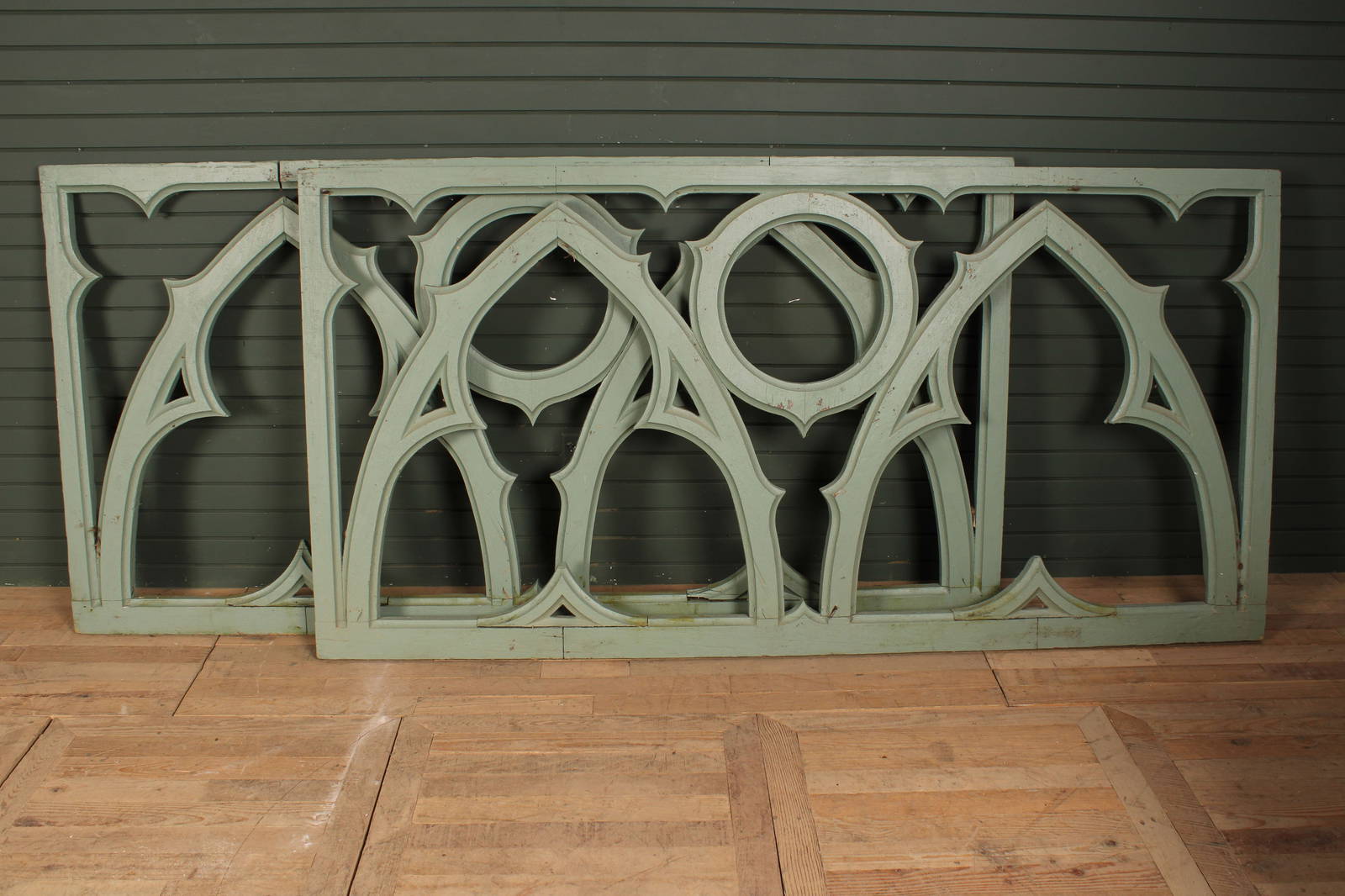 Pair Of Large Gothic Panels Auction