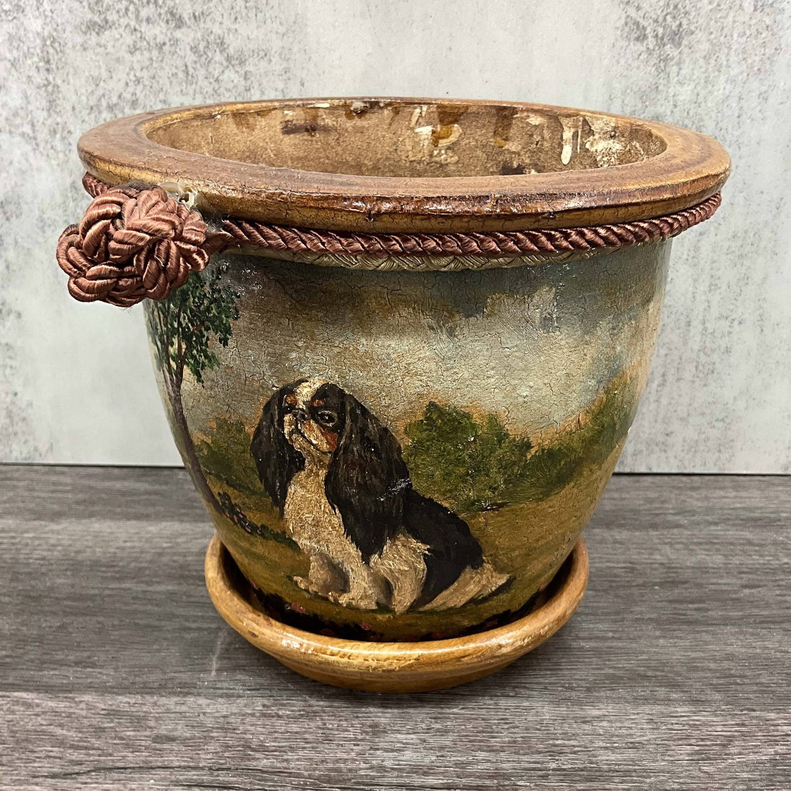 Cocker Spaniel Painted Pot, Italy - Jul 10, 2025 | Ashcroft And Moore ...