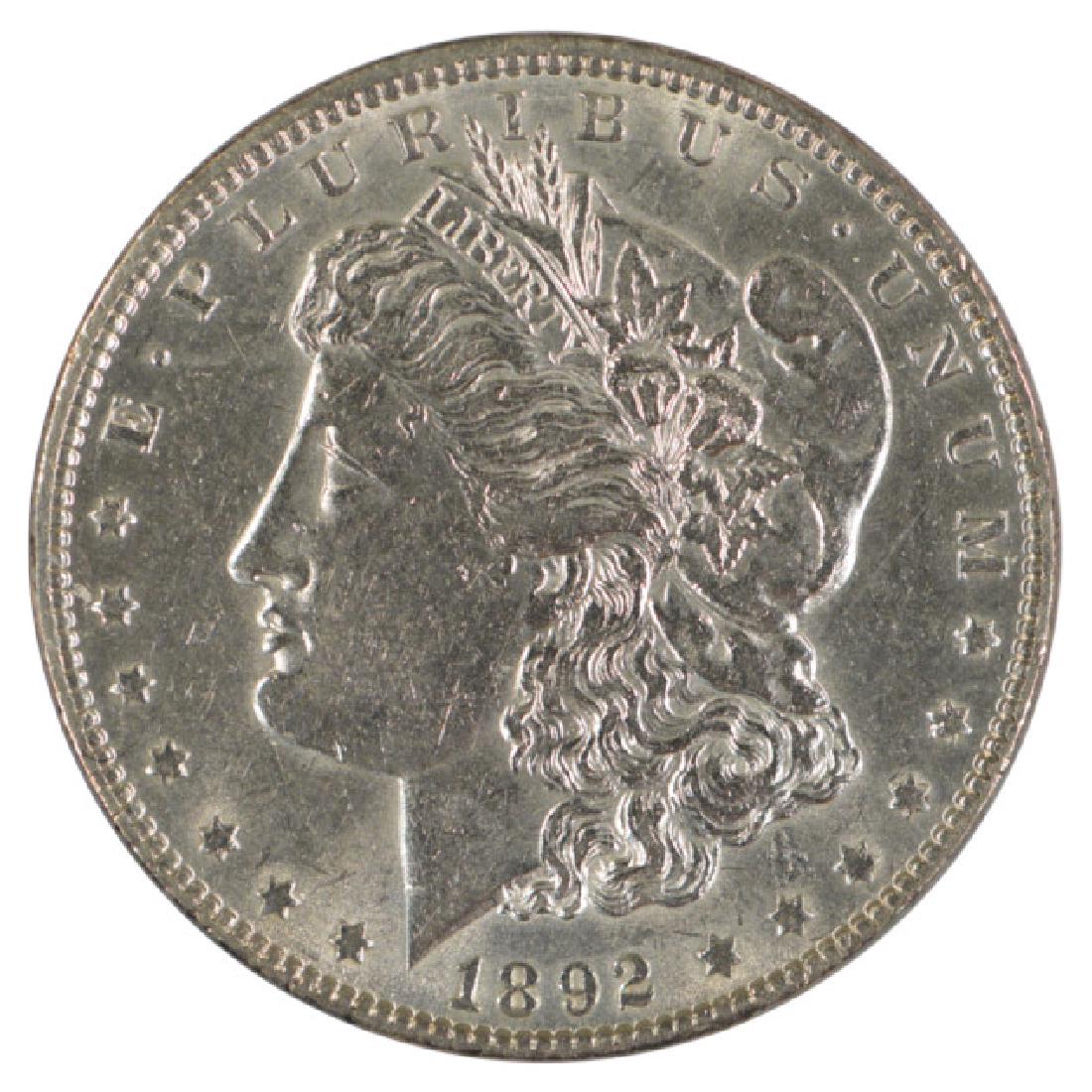 1892 $1 Morgan Silver Dollar Coin