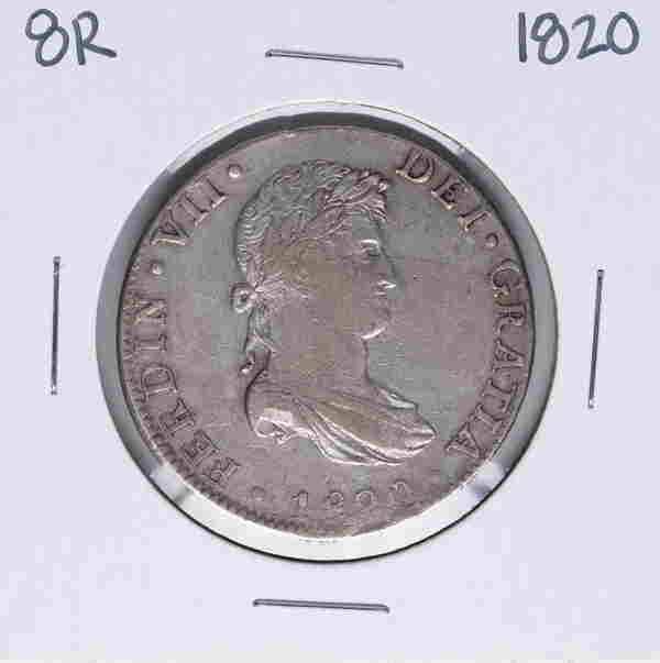 1820-JJ Mexico 8 Reales Ferdin VII Silver Coin - Sep 28, 2019 | 1 Great Deal Auctions in ID
