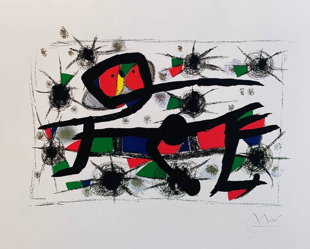 Joan Miro Peinture Poesie Facsimile Signed Limited Edition Giclee