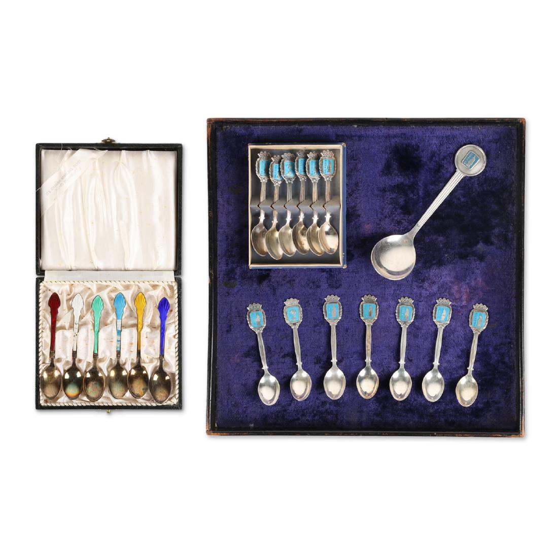 Meka Danish Sterling Coffee Spoons