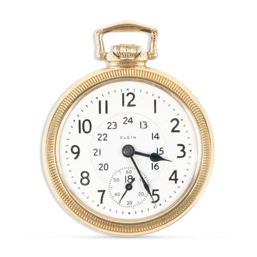 Elgin, "father Time" Railroad Pocket Watch