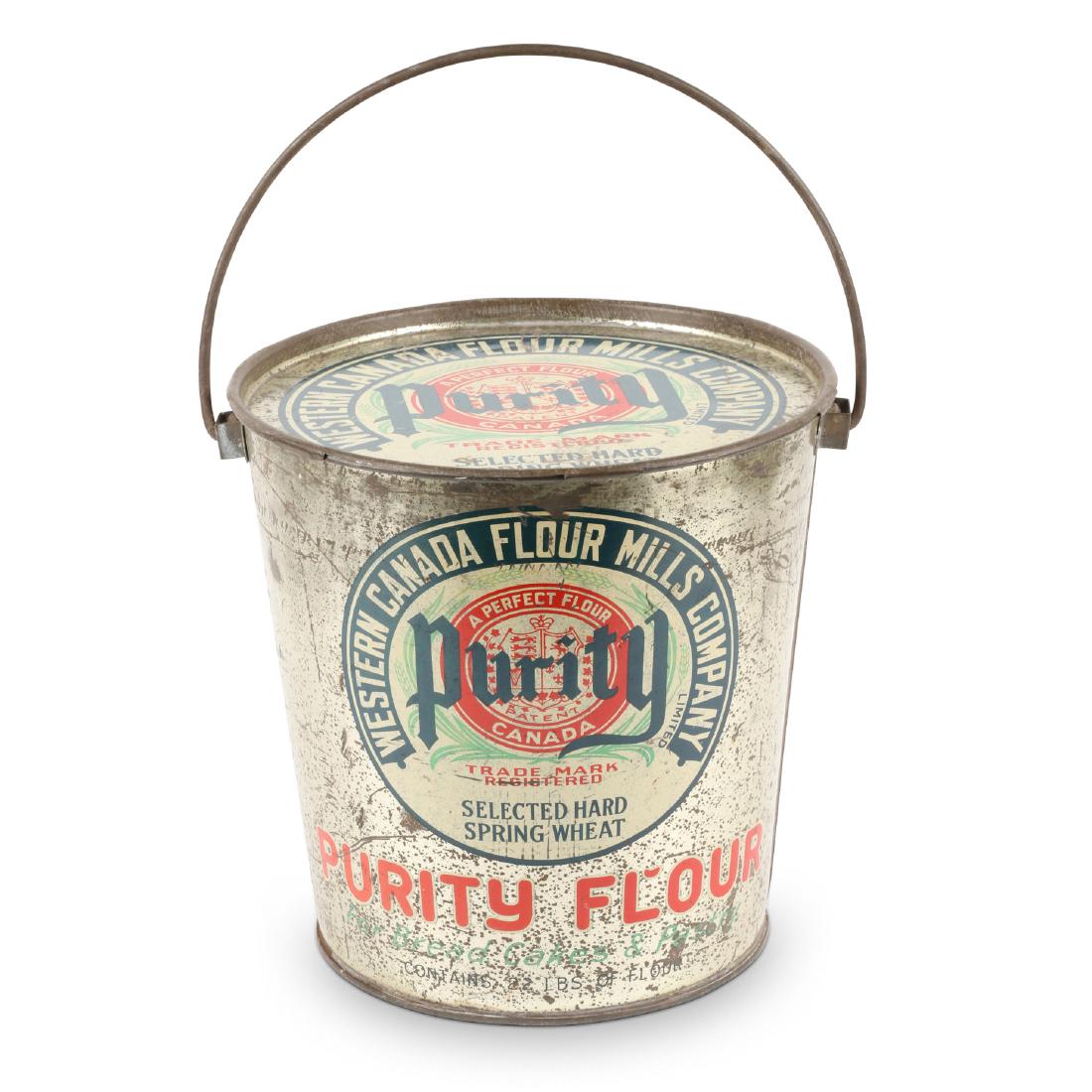 Large 22lb Purity Flour Tin - Feb 09, 2019 | Miller & Miller Auctions ...