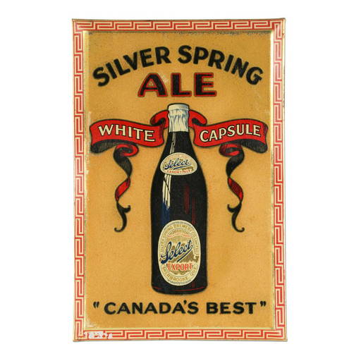Silver Spring Ale Tin Litho Sign - Apr 06, 2019 | Miller & Miller ...