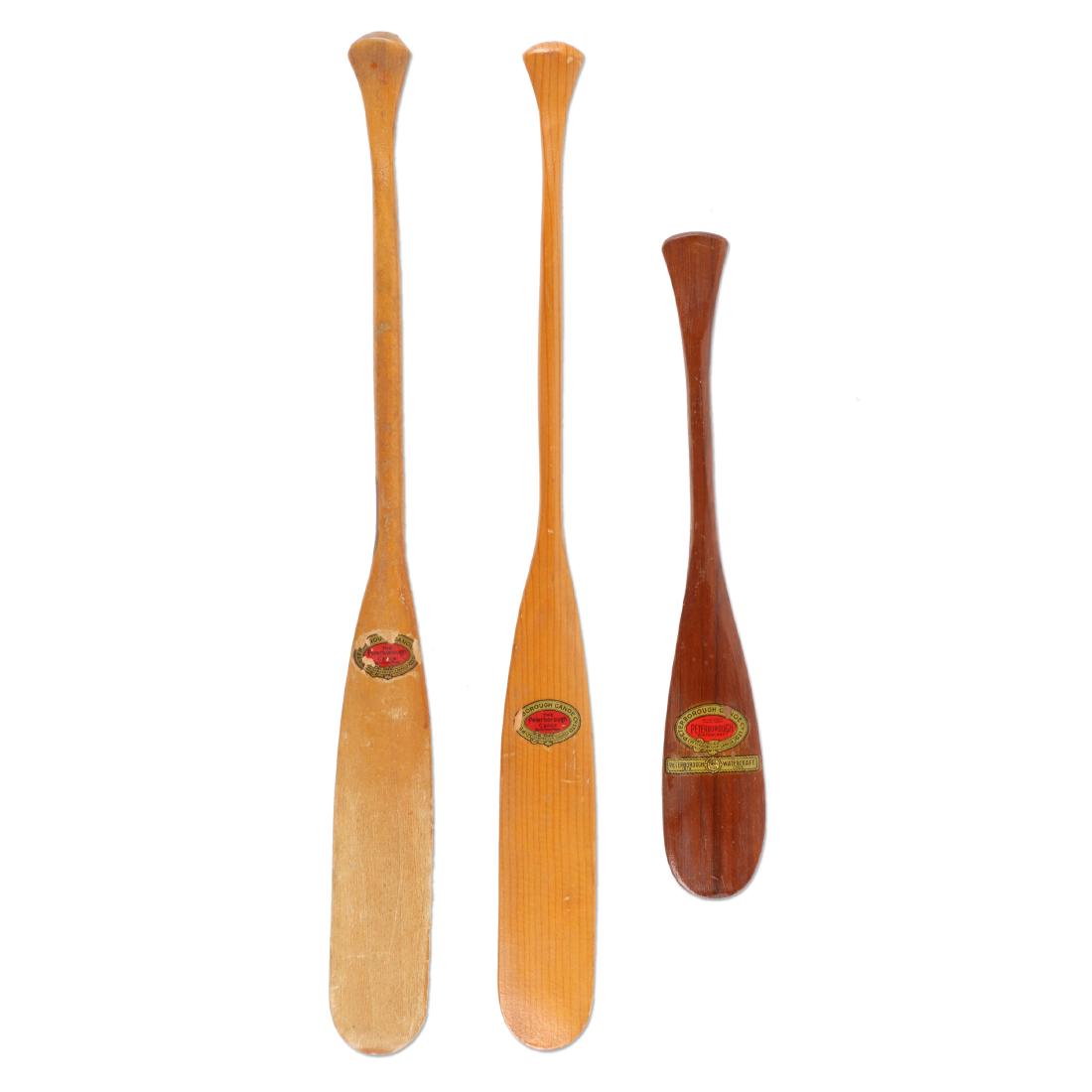 Peterborough Canoe Sample Paddles