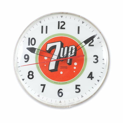 7 Up Neon Ray Lighted Clock