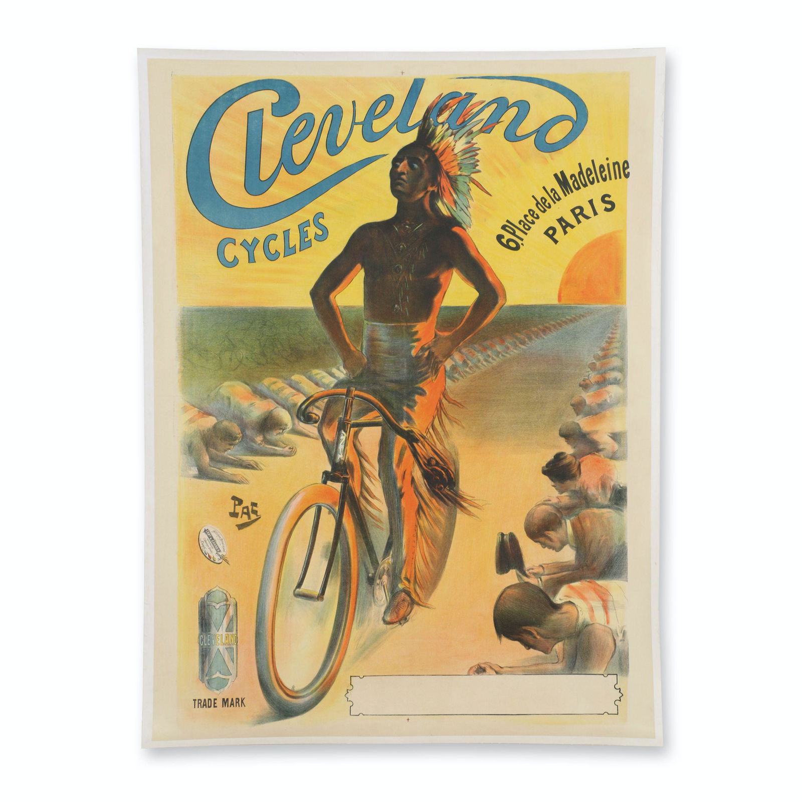 1898 Cleveland Cycles Advertising Poster - Dec 07, 2019 | Miller ...