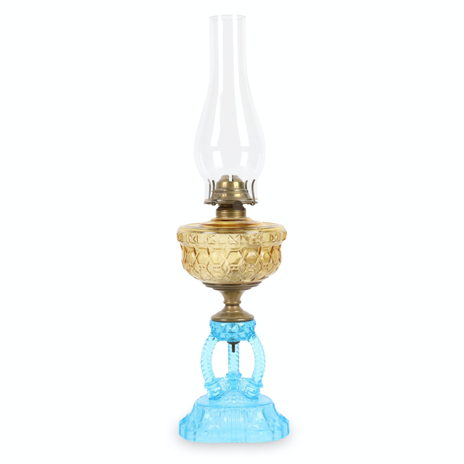 Cathedral Pattern Glass Oil Lamp - Feb 08, 2020 | Miller & Miller ...
