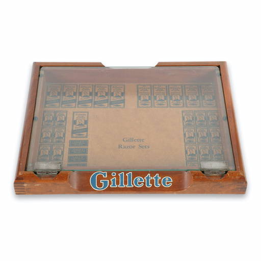 Gillette Razor Blade Store Display Case