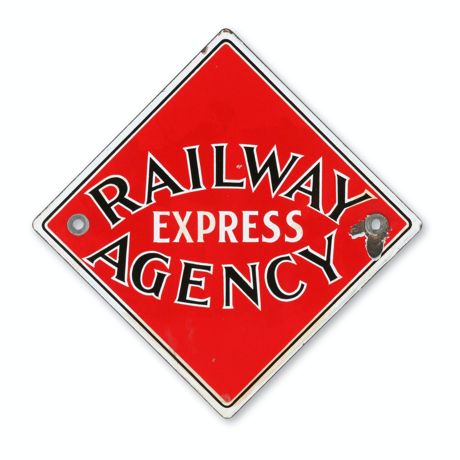 Railway Express Agency Porcelain Sign - Jun 20, 2020 | Miller & Miller ...