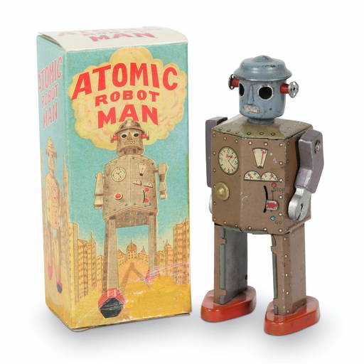 1949 Ck Japan "atomic Robot Man" Toy