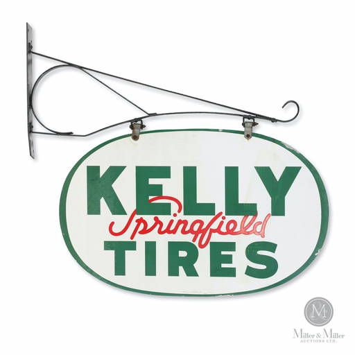 Kelly Springfield Tires Hanging Sign