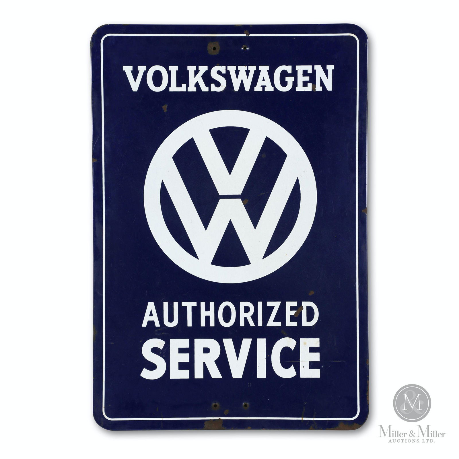 Volkswagen Porcelain Dealer Sign