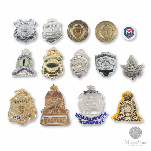 Canadian Police And Security Badges