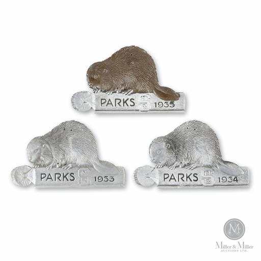 1930s Saskatchewan Parks Radiator Badges