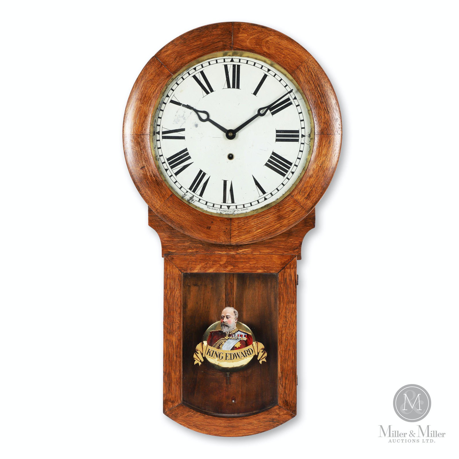 Pequegnat "king Edward" Wall Clock