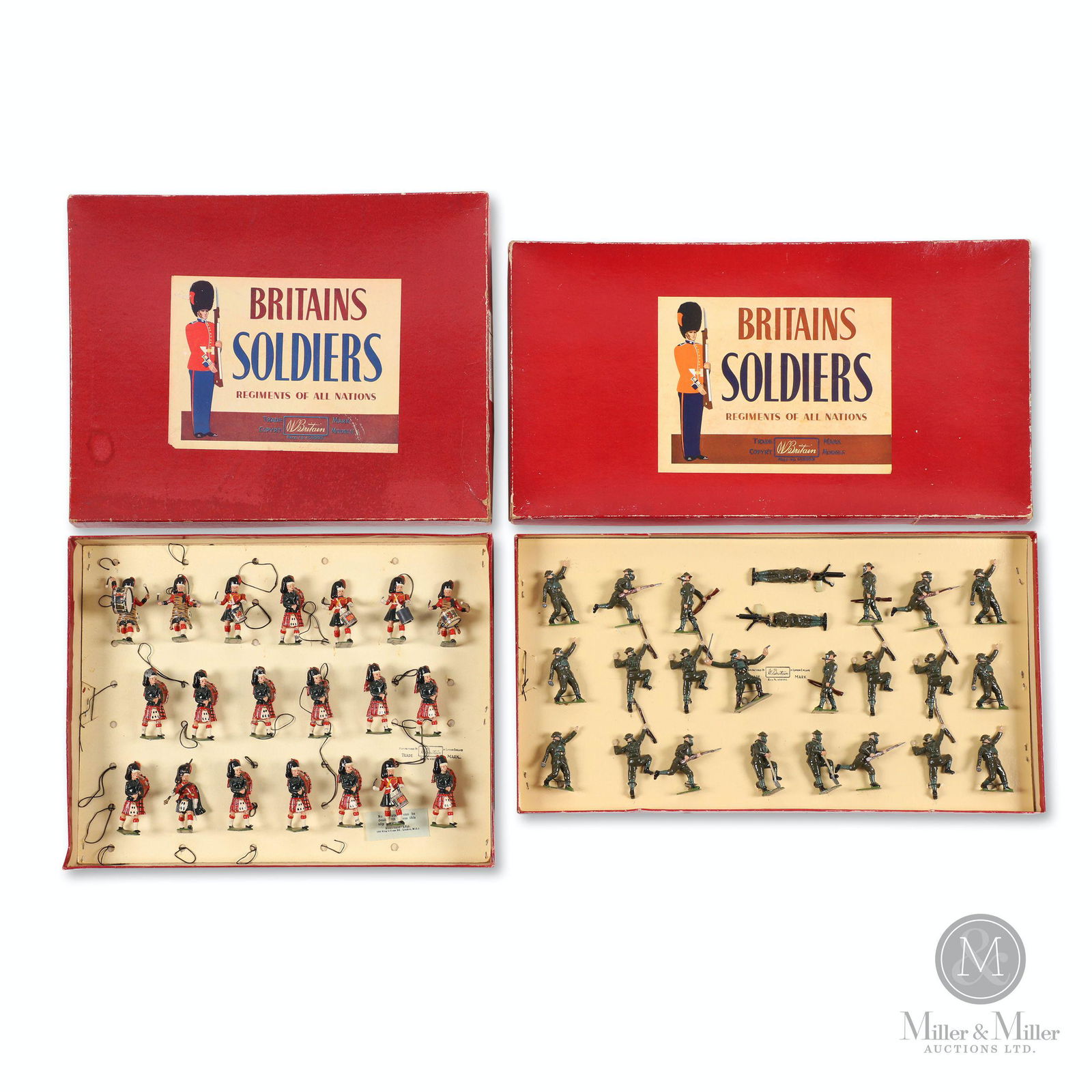 Britains, 'regiments Of All Nations' Toy Soldiers