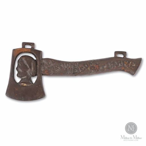 Carrie Nation Cast Iron Prohibition Hatchet