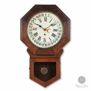 Pequegnat "woodstock" Wall Clock