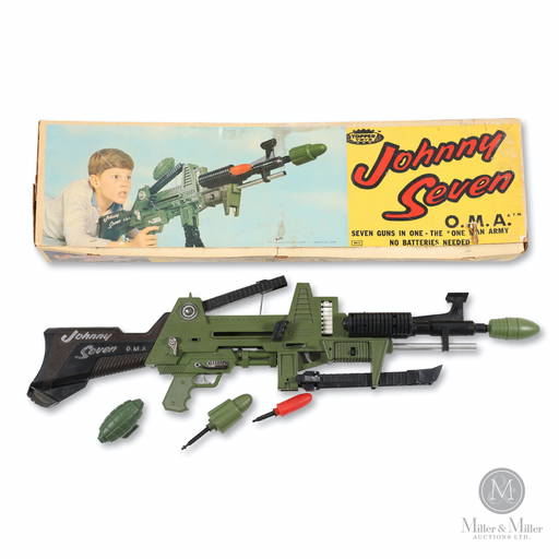 Topper, "johnny Seven O.m.a" Toy Gun