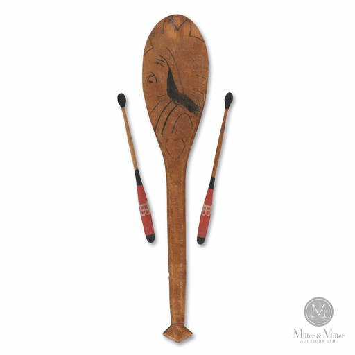 Three Miniature Paddles