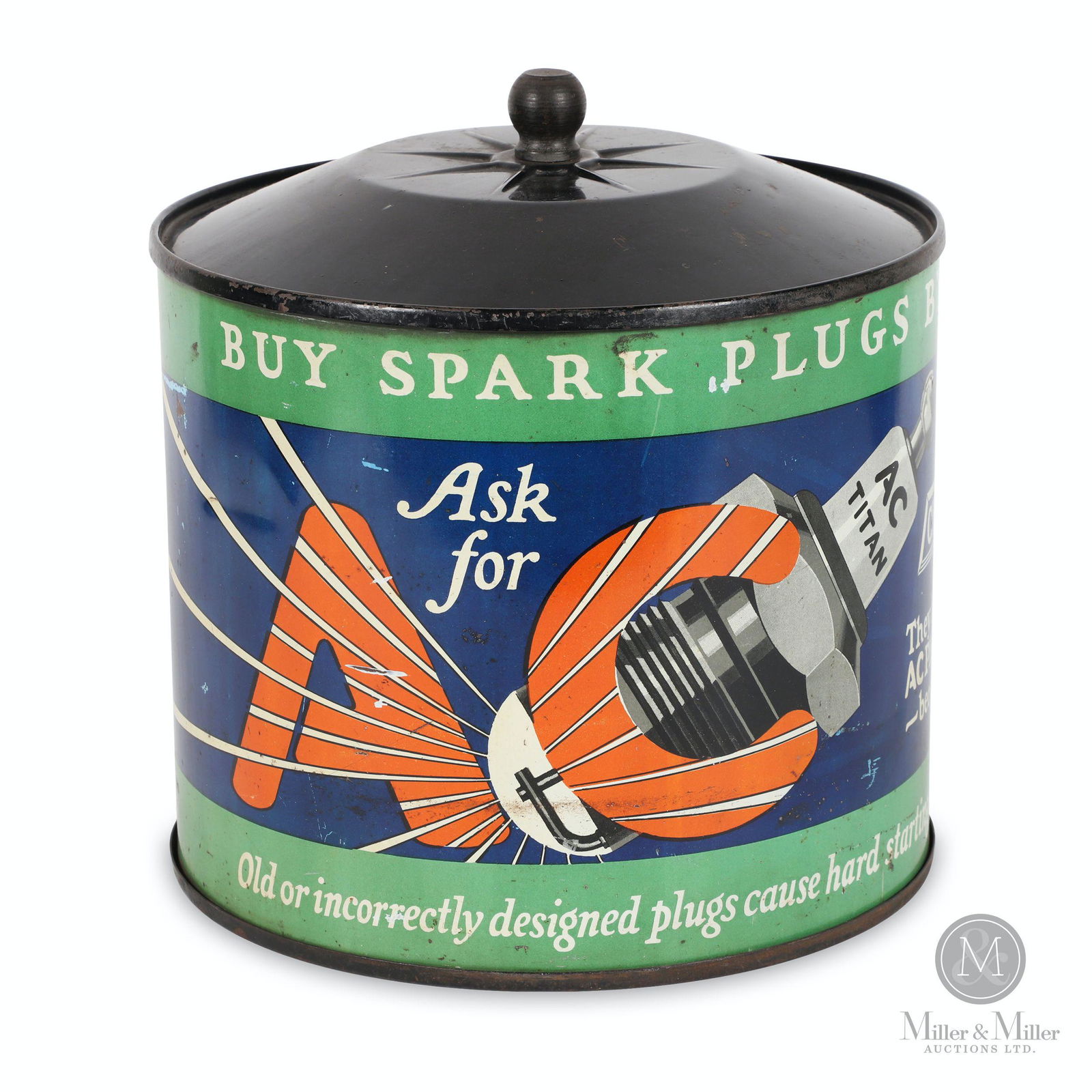 Ac Spark Plug Chevrolet Store Counter Display