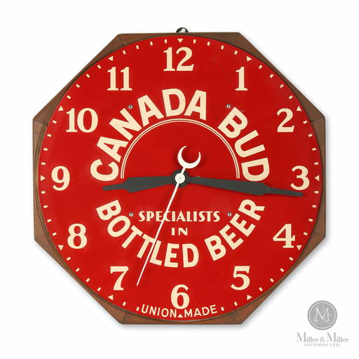 Canada Bud Beer Clock