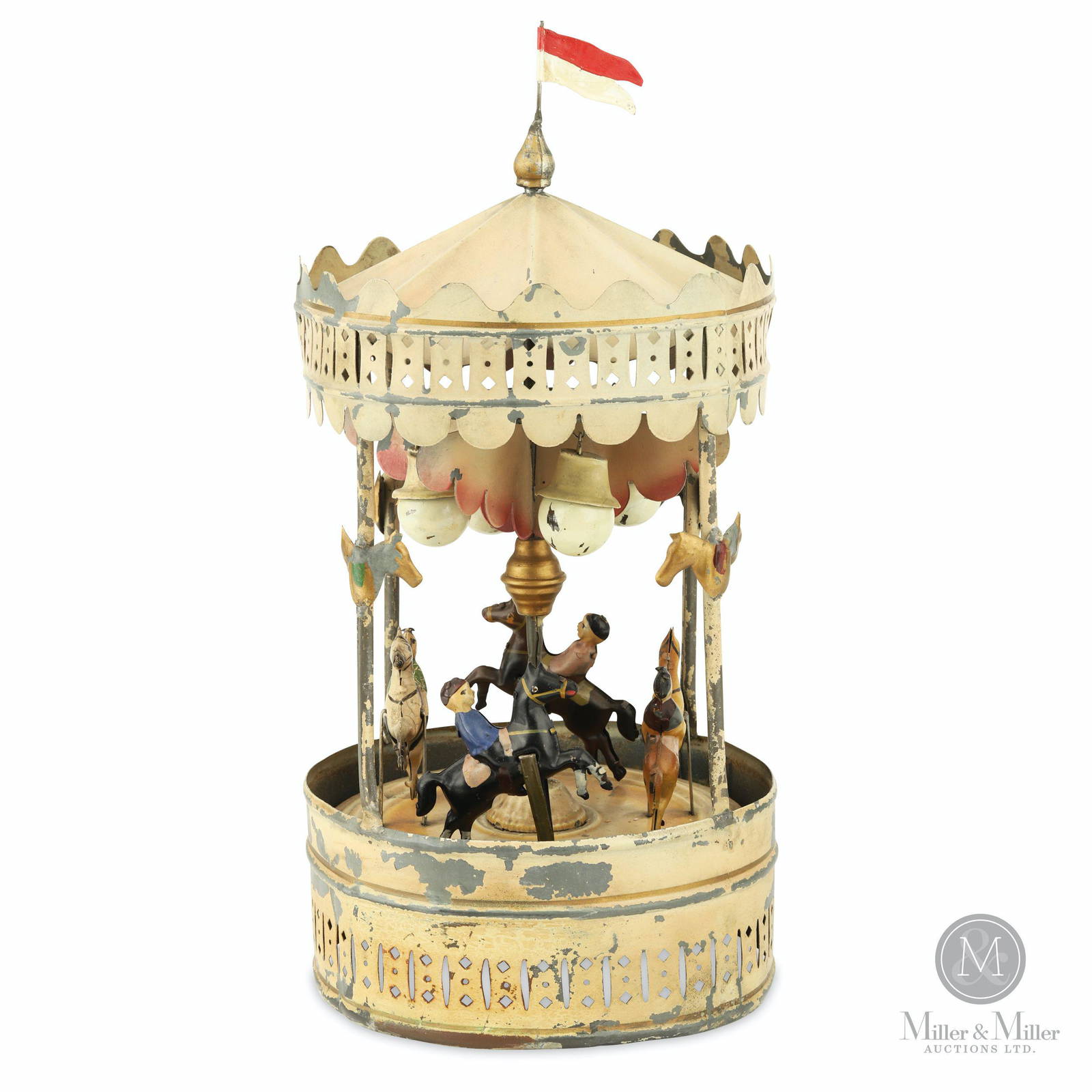 Gunthermann, Tin Wind-up Carousel Toy - Sep 11, 2021 | Miller & Miller ...