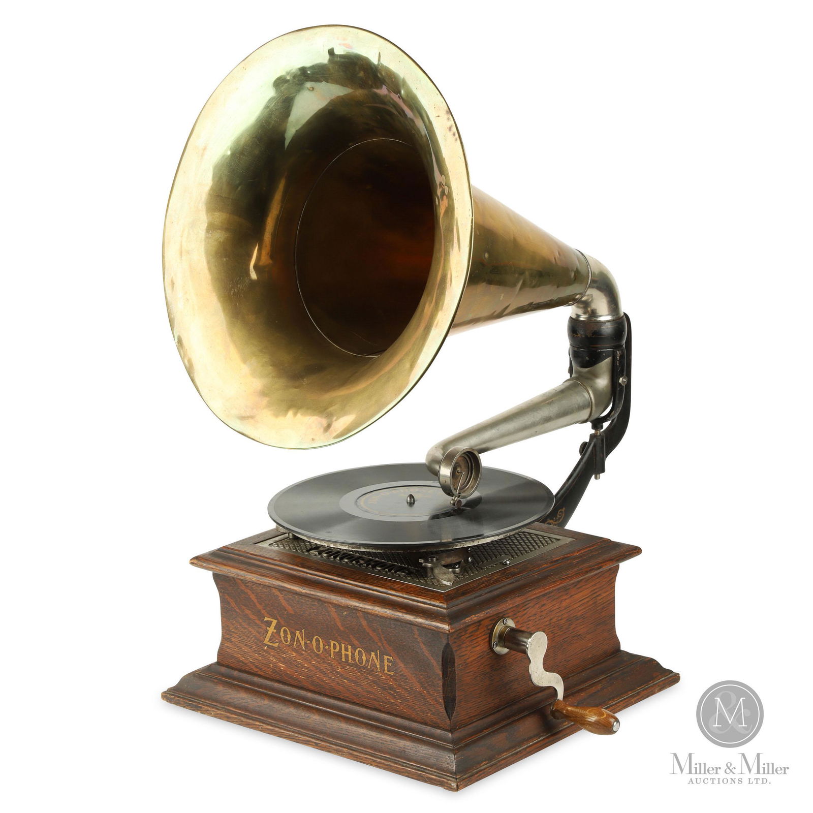 Zonophone "Concert" Disc Phonograph - Mar 19, 2022 | Miller & Miller ...