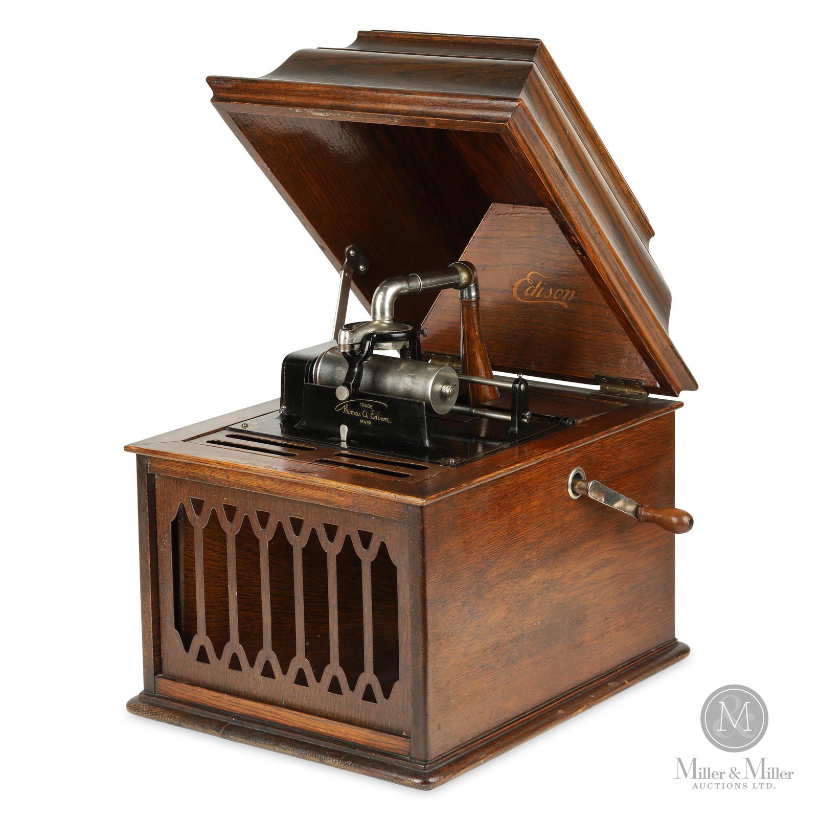 Edison Amberola Viii Cylinder Phonograph